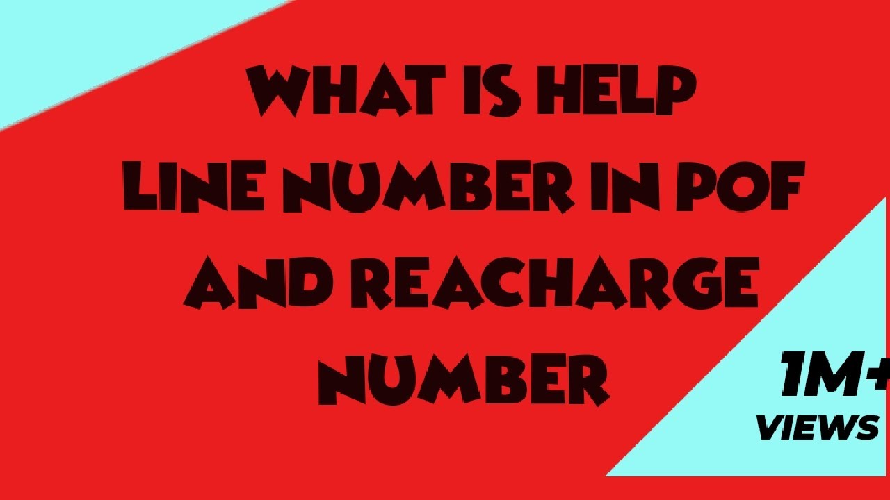 what is help line number in pof sattaking app and reacharge number ...