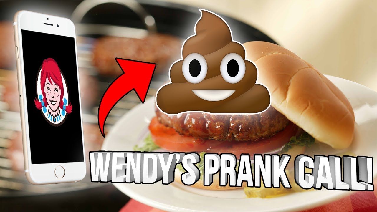 POOP IN MY BURGER! - WENDY'S PRANK CALL! - YouTube