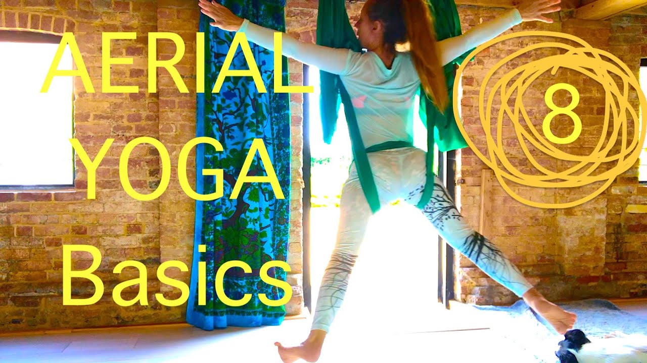 Aerial Yoga Basic Postures 8 Aerial Yoga Class | The Yoga Beat - YouTube