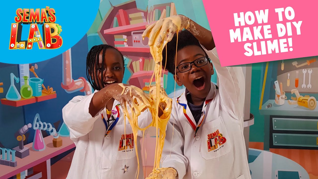 How To Make Slime Without Glue | Fun Science with Akili and Me + Sema's ...
