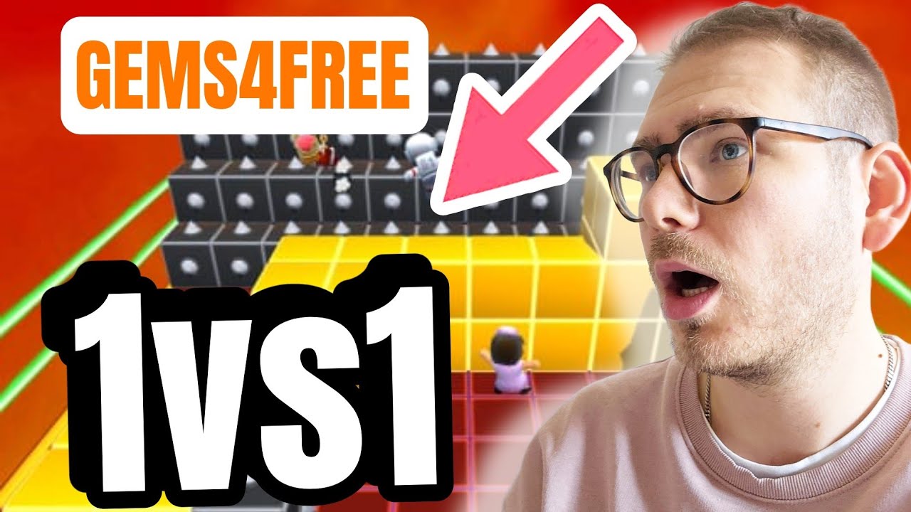 So Bekommst *Du* GEMS im 1vs1 in Stumble Guys [Einfach] - YouTube