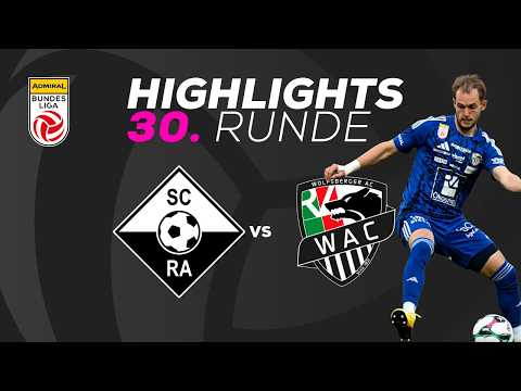 SCR Altach - RZ Pellets WAC 30. Runde ADMIRAL Bundesliga 2025/26