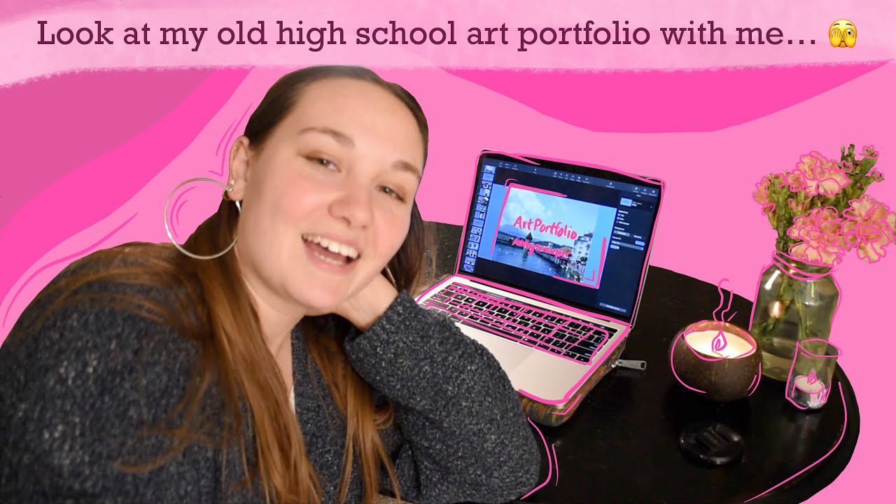 Look through my old high school art portfolio with me... 🫣 - YouTube