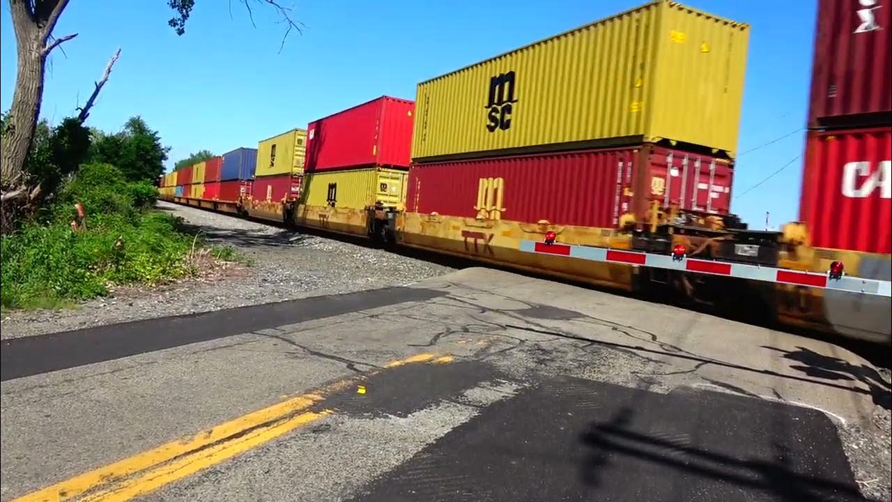 CSX and CPKC Trains Meet! Fast NS Freight Train! Huge NS Train Hits The Horn! Big CSX Train ...