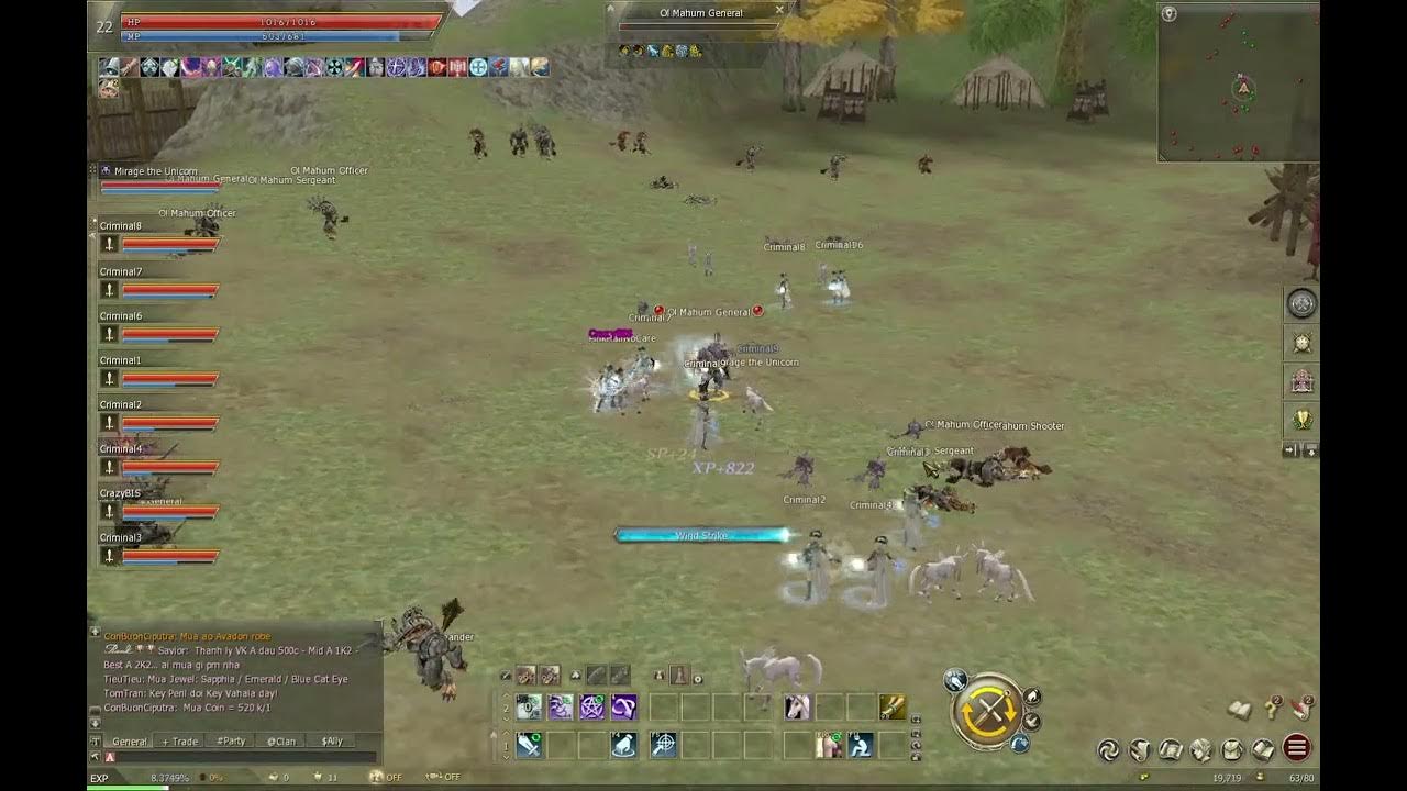 Dàn ngựa clan LittleSaion l2vn - lineage 2 - YouTube