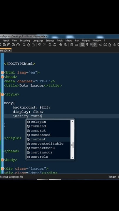 Bouncing Dots Loader with CSS #shirtsfeed #shortvideo #css #javascript - YouTube