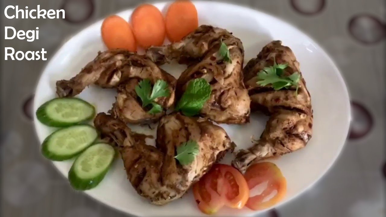 CHICKEN DEGI ROAST | How to cook Degi Chicken Roast by Flavorous ...