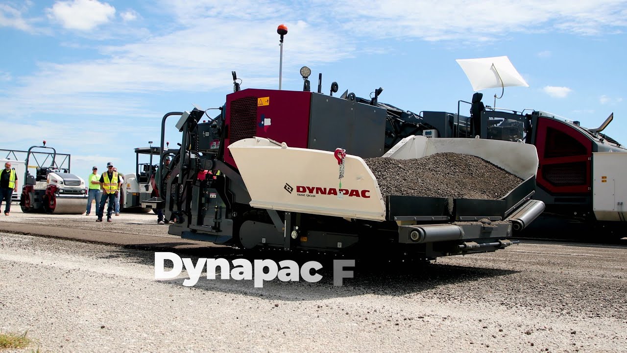 Dynapac F1250CS Paver Offers Top Performance in Urban Locations - YouTube