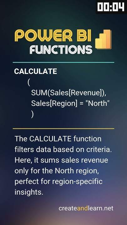 🔥 Boost your Power BI skills with the CALCULATE function! - YouTube