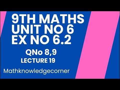 9th Mathematics|Unit no 6|Ex no 6.2|Qno 8,9|MathPTB| #factorization # ...