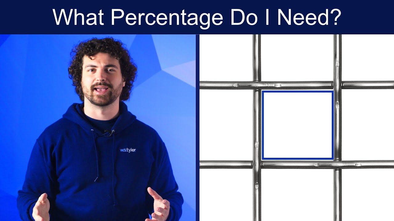 What Is the Percentage of Open Area of Architectural Mesh - YouTube