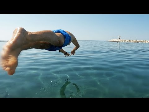 Küçükkuyu da sabah deniz çarşaf gibi