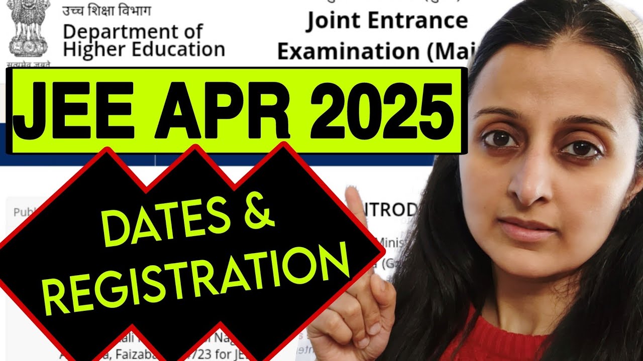 JEE MAIN April Dates Out‼️Registration begins- All Important details⚠️ ...