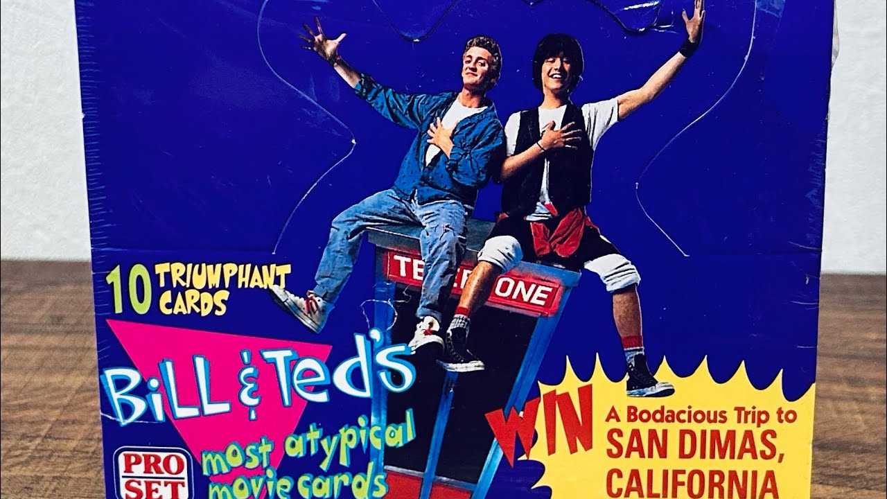 Opening 1991 Bill & Ted card packs until I get a full set. - YouTube