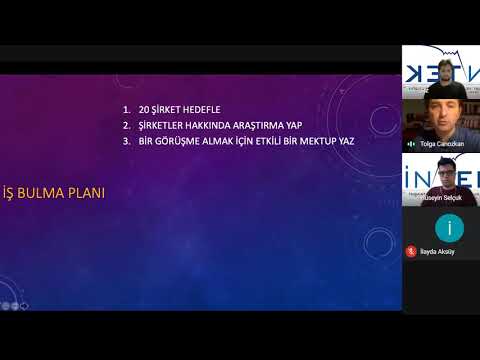 İNTEK - Tolga CANÖZKAN ile ''Nasıl İş Bulacağız?'' Semineri