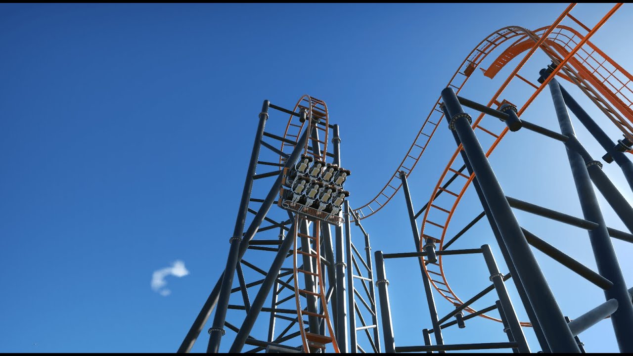 Cliffhanger S&S El Loco Coaster - YouTube