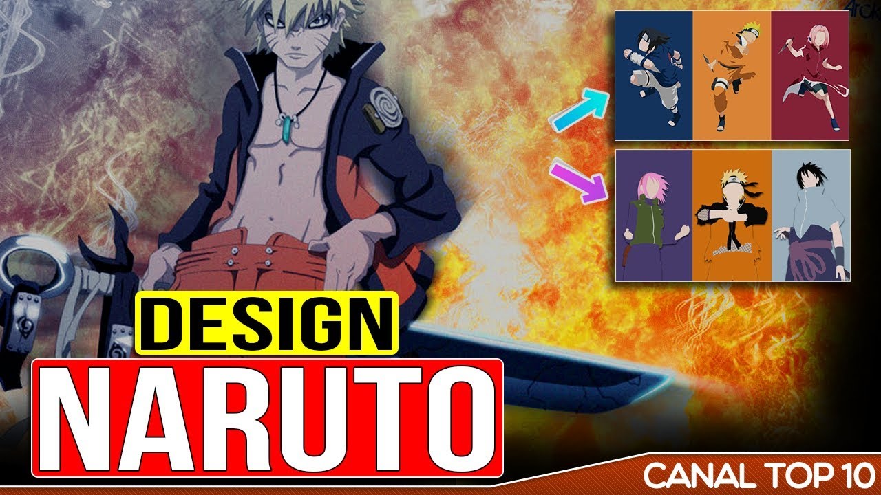 10 MELHORES NINJAS DESIGN de NARUTO | Canal TOP 10 🙌 - YouTube