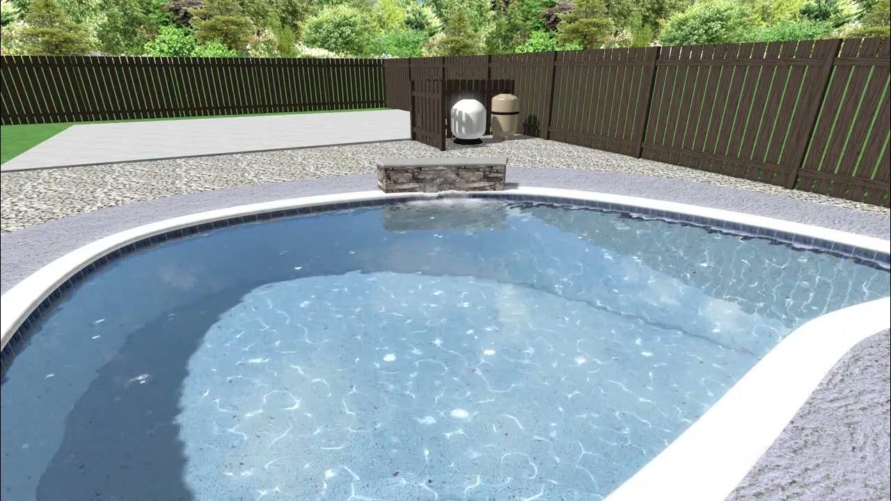 Waterfall Design by JS POOL AND PATIO REMODELING - YouTube