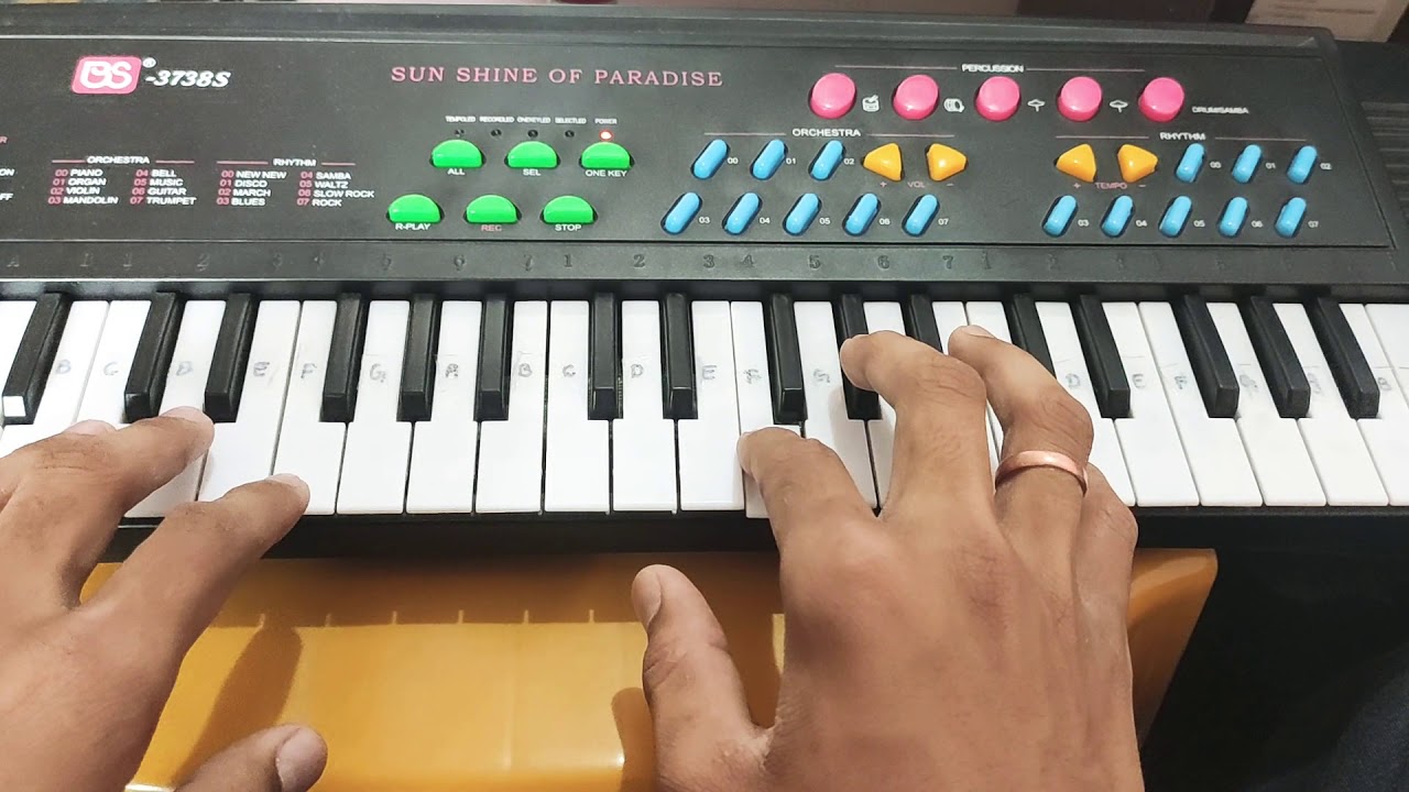 Indian National anthem- keyboard tutorial by VINAY. V RAIKAR - YouTube