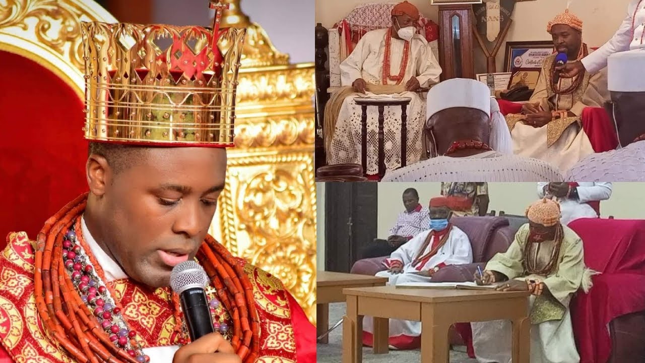OLU OF WARRI HISTORIC VISIT TO ASABA, SEE WHAT THE CHIEFS DID IN THE ...