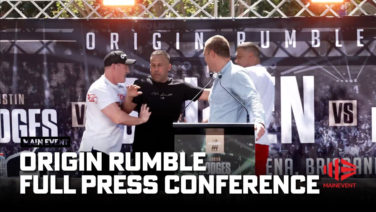 Origin Rumble: Hannant & Hodges vs Gallen Origin Rumble I Full Press ...