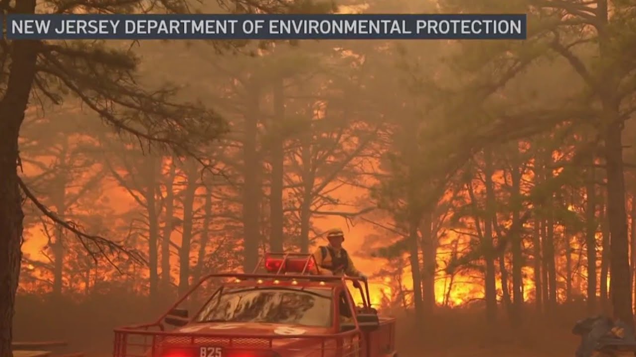 Power restored as NJ wildfire burns more than 12,000 acres in Ocean ...