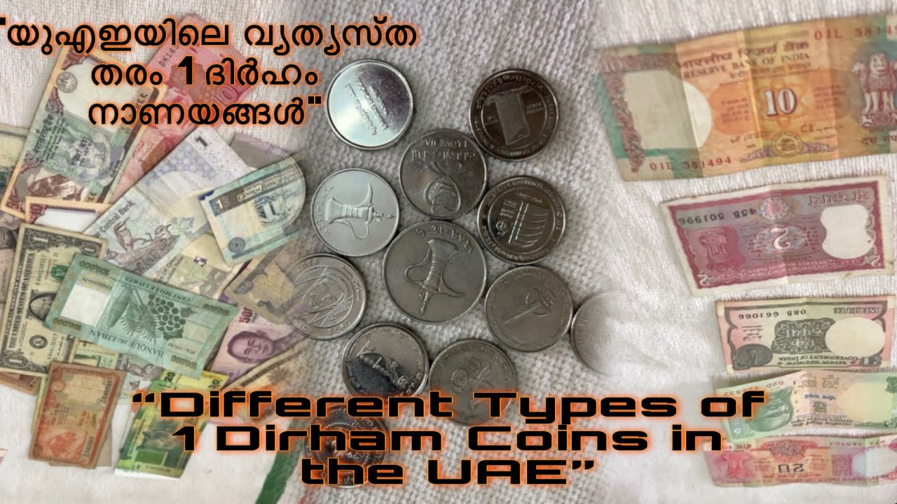 Different Types of 1 Dirham Coins in the UAE #uae #dirham #challenge # ...