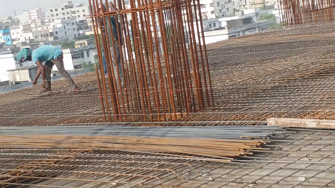 slab shutter Levelling Before Casting - YouTube