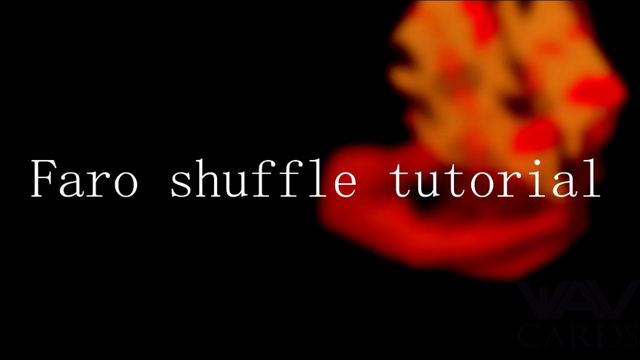 Faro shuffle - Tutorial \ Cardistry Básicos( Basics of Cardistry ) # 3 ...