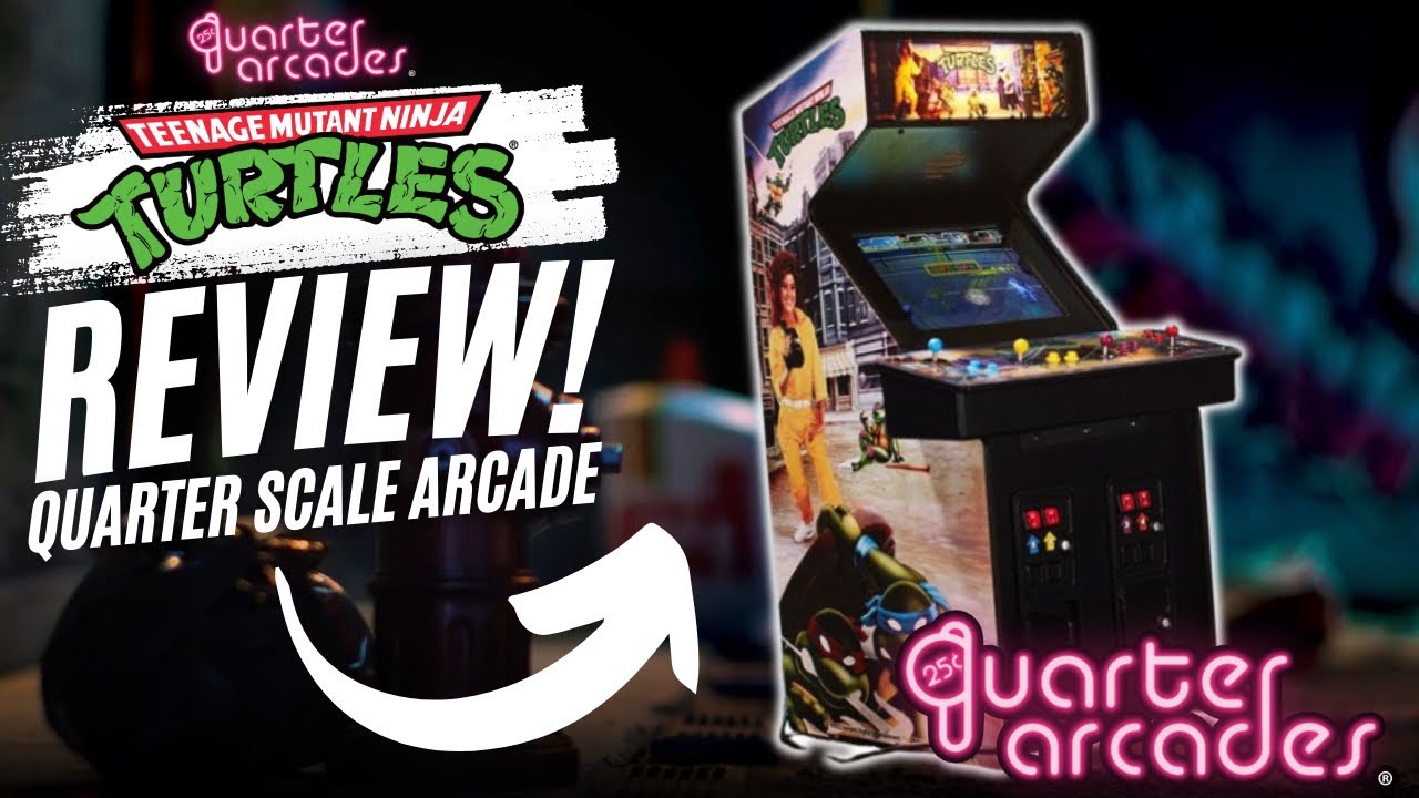 Numskull Quarter Arcades Teenage Mutant Ninja Turtles Review! - YouTube