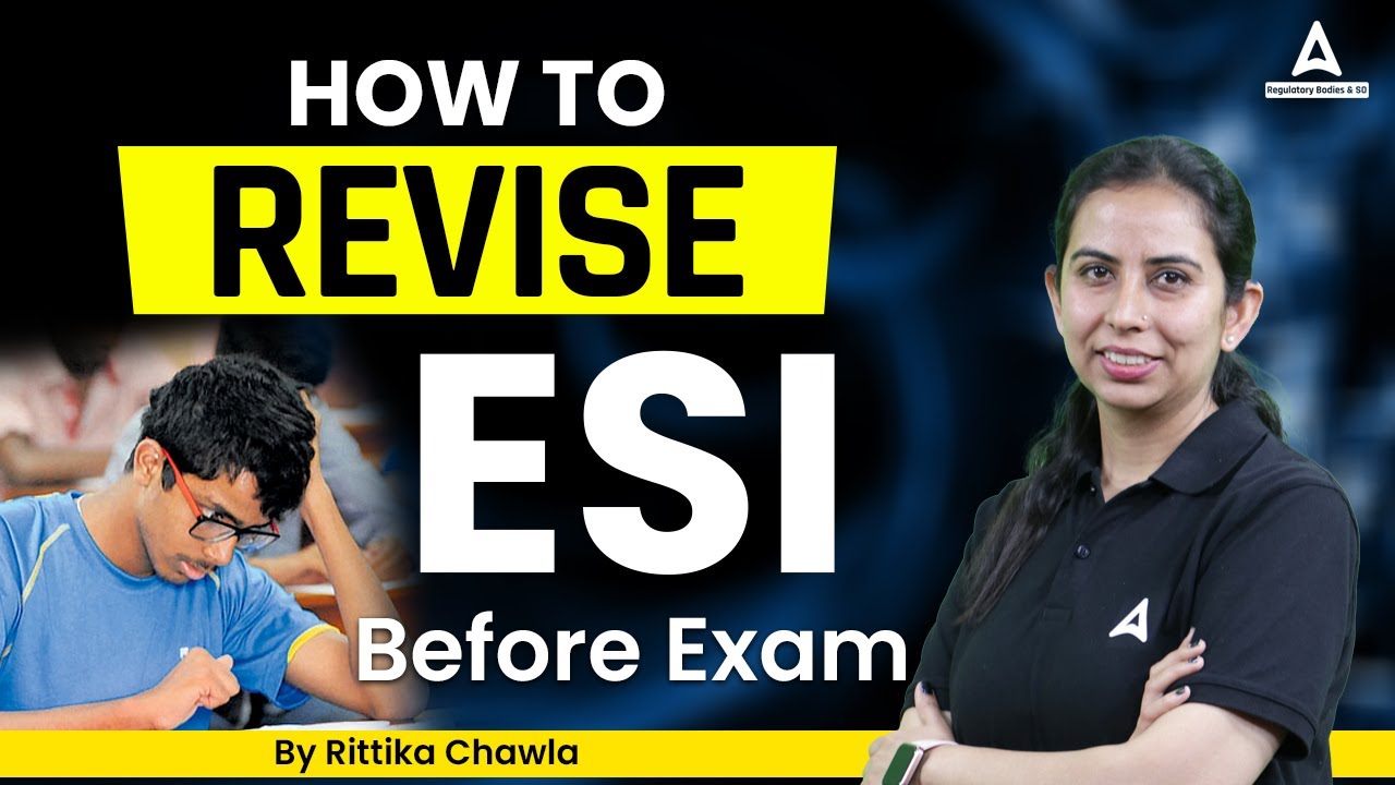 How to do Revision of ESI Before Exam | ESI Revision Class by Rittika ...
