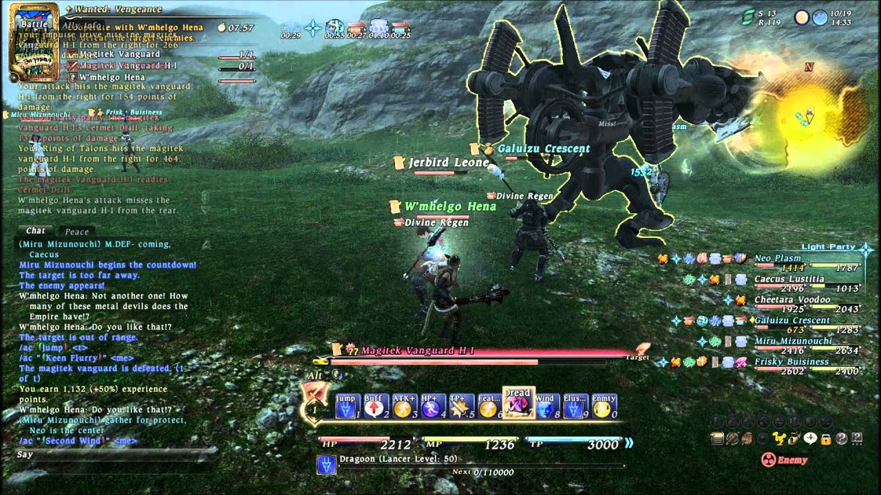 Final Fantasy XIV 1.0 - Faction Leve: Vengeance (Imperial Magitek ...