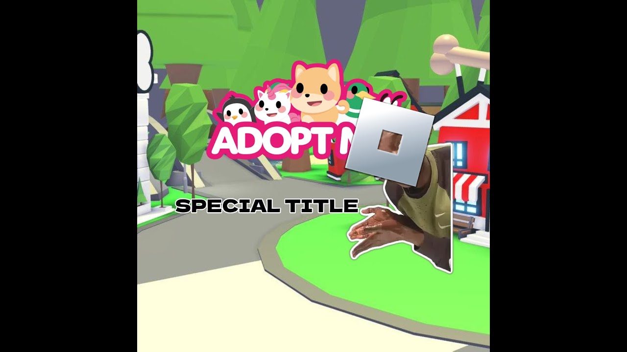 Roblox gave a special title for adopt me! - YouTube