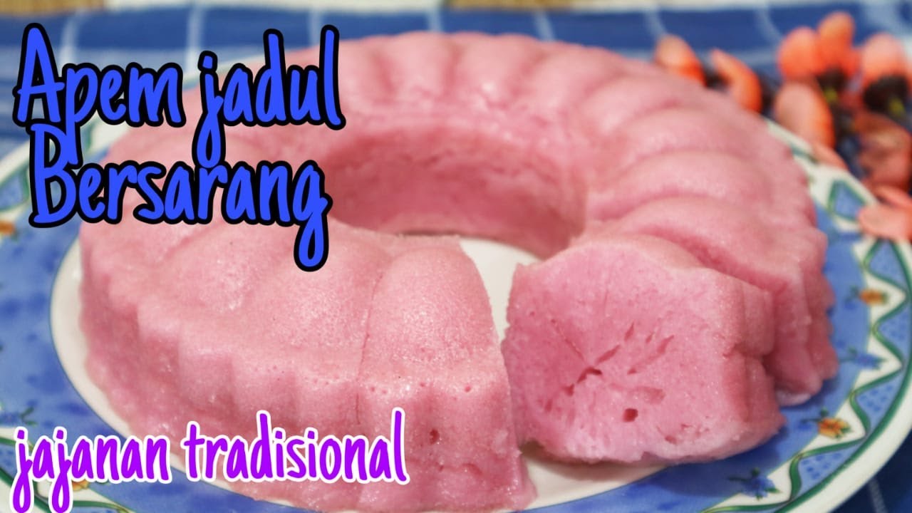 RESEP KUE APEM JADUL " JAJANAN TRADISIONAL LARIS MANIS DI PASARAN - YouTube