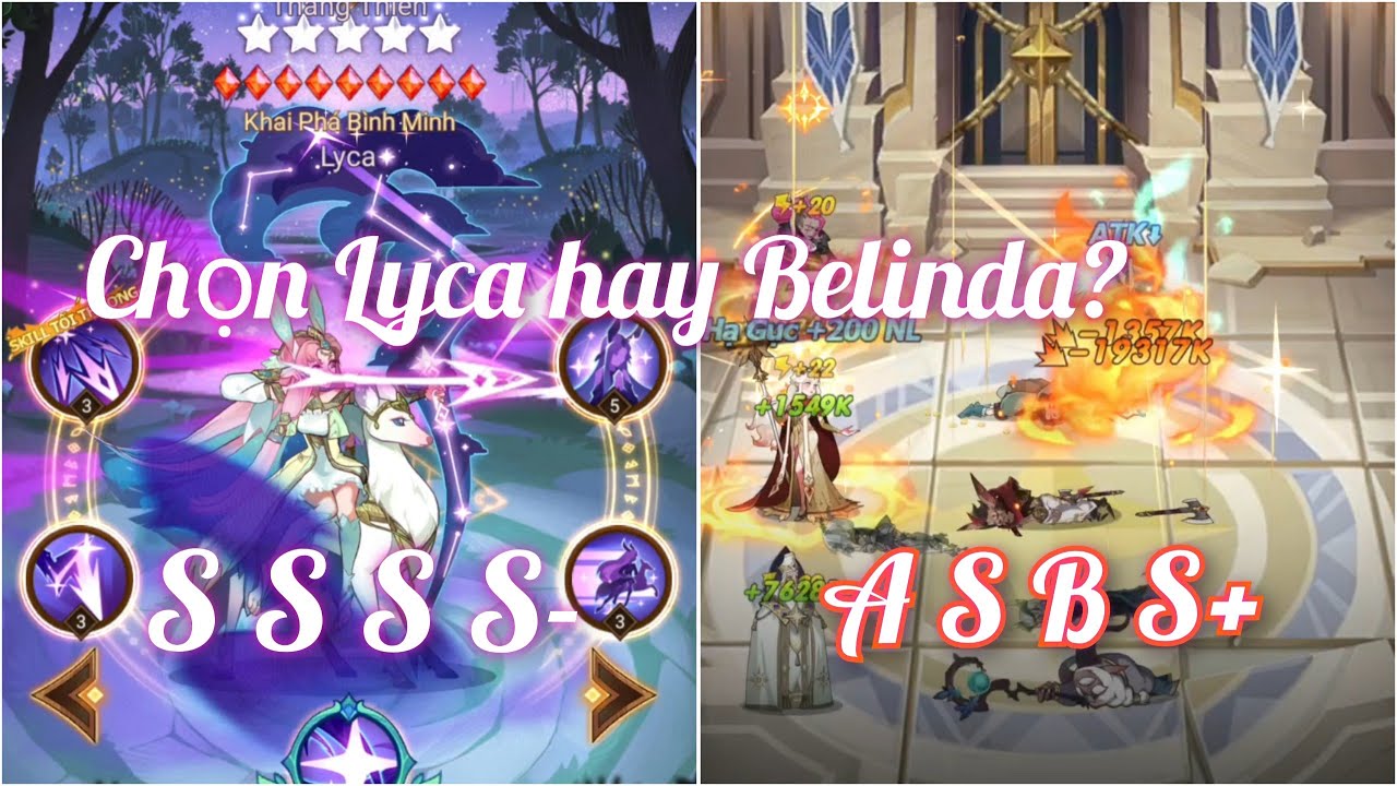 Afk Arena | So sánh sức mạnh của Awaken Lyca & Awaken Belinda | Thánh ...