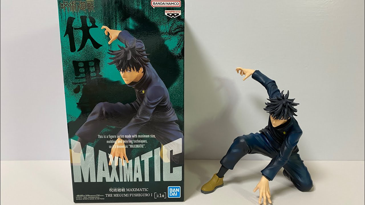 JUJUTSU KAISEN MEGUMI FUSHIGURO MAXIMATIC Ⅰ Figure | Unboxing & Details ...
