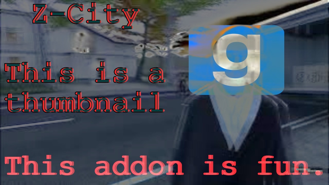 The best game mode for Gmod, Z-City. - YouTube
