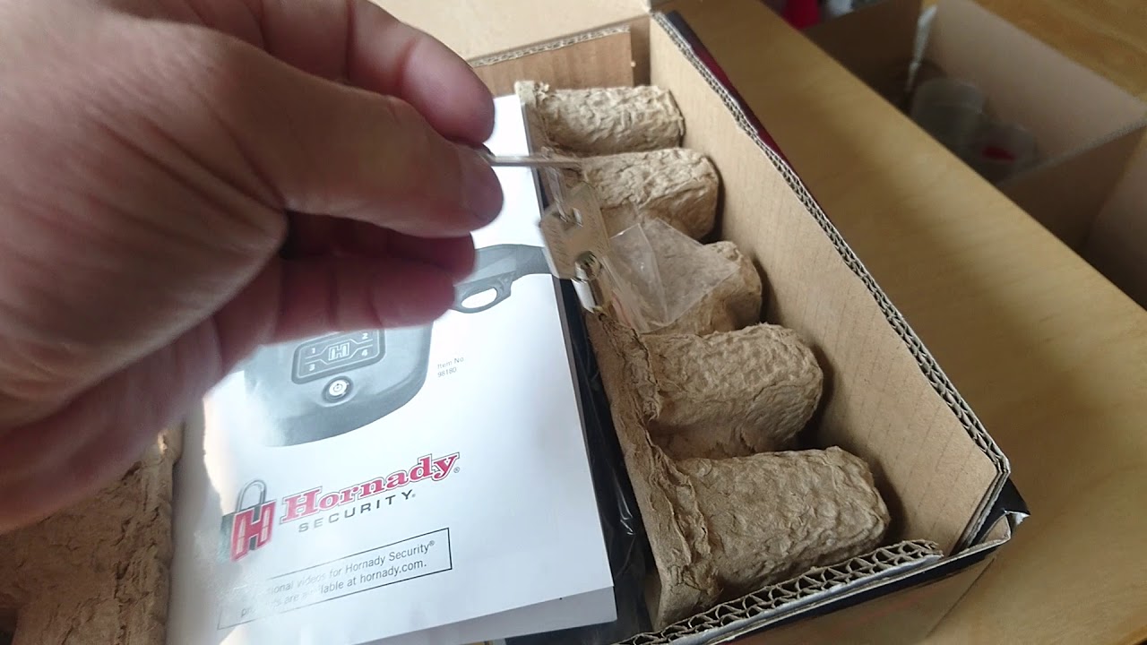 Hornady Rapid Safe Shotgun Wall Lock Unboxing. - YouTube