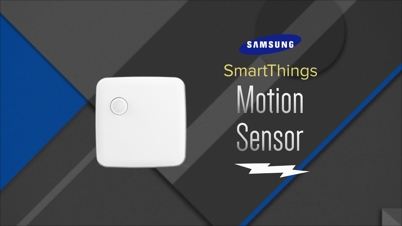 Samsung SmartThings Motion Sensor F-CEN-IRM-1 - Overview - YouTube