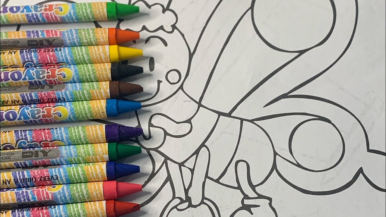 Mewarnai gambaran lebah /colouring drawing - YouTube