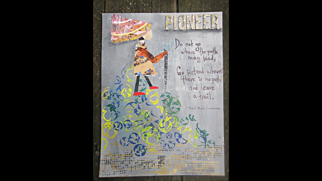 The Pioneer Archetype Art Journal Page - YouTube