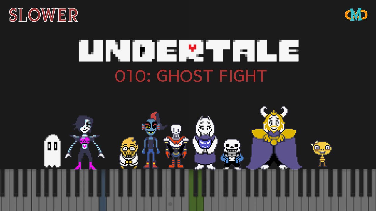 Undertale - 010: Ghost Fight [Piano Tutorial] (Synthesia) (M) - YouTube
