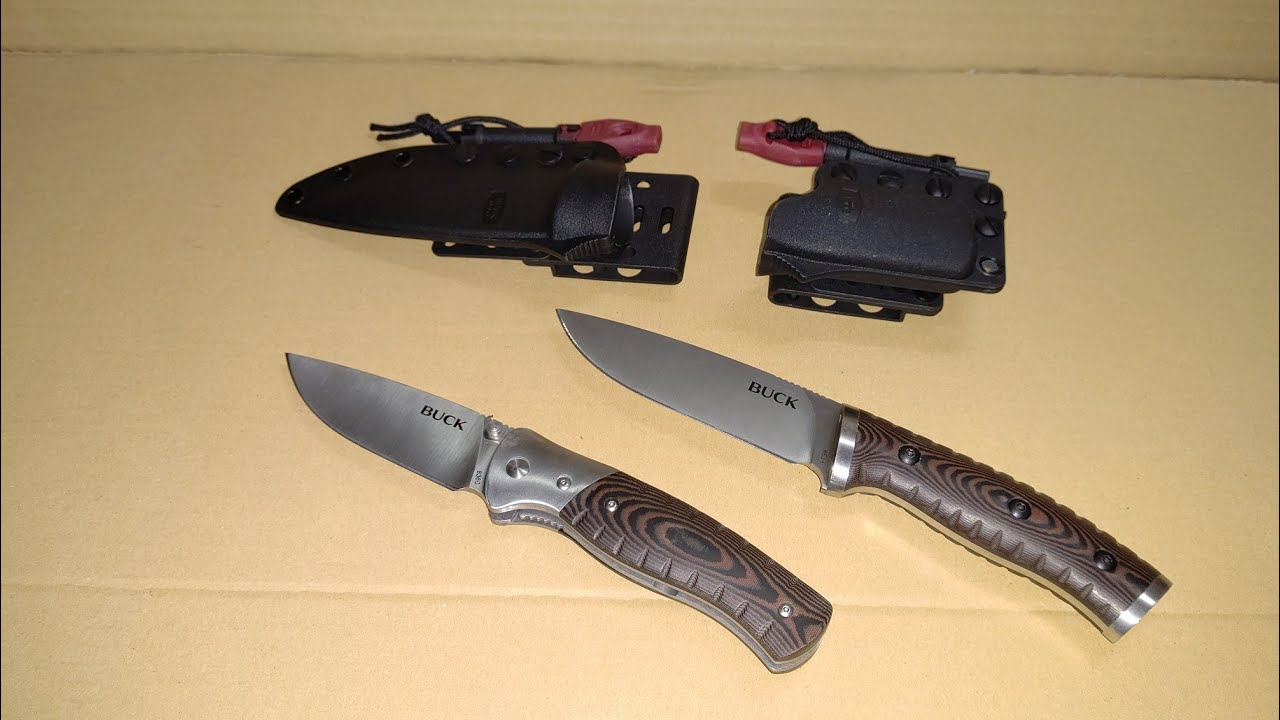 BUCK Selkirk Folder 836＆BUCK Selkirk 863 ナイフ比較 - YouTube