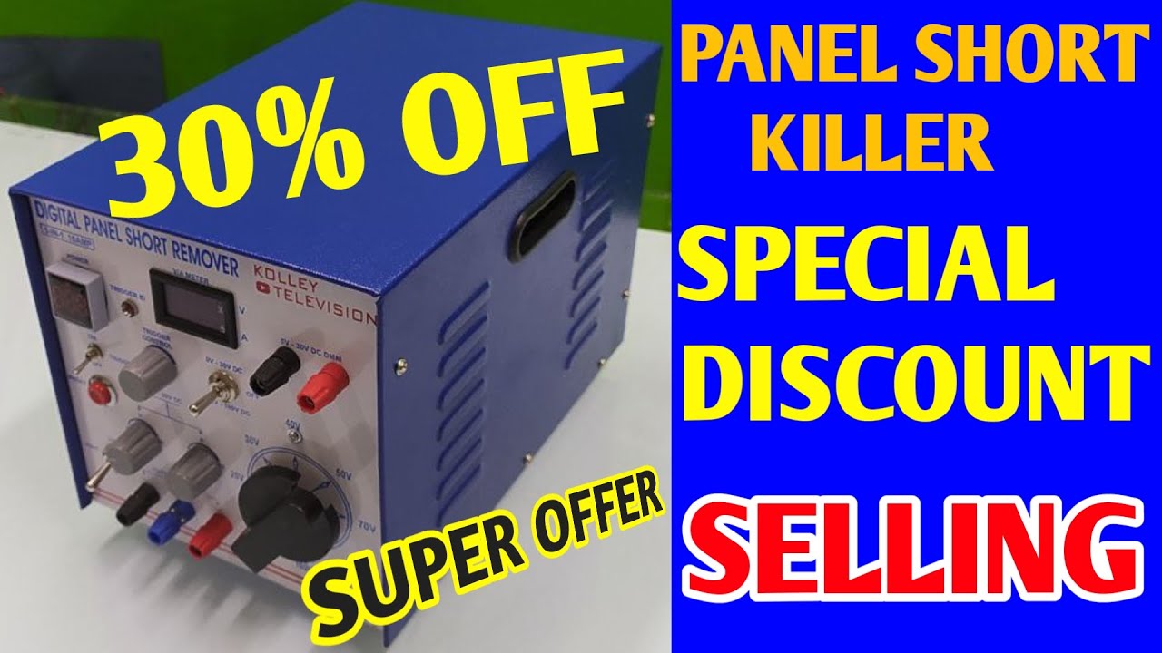 LCD LED TV PANEL SHORT KILLER SELLING || PANEL SHORT REPAIR MACHINE ...