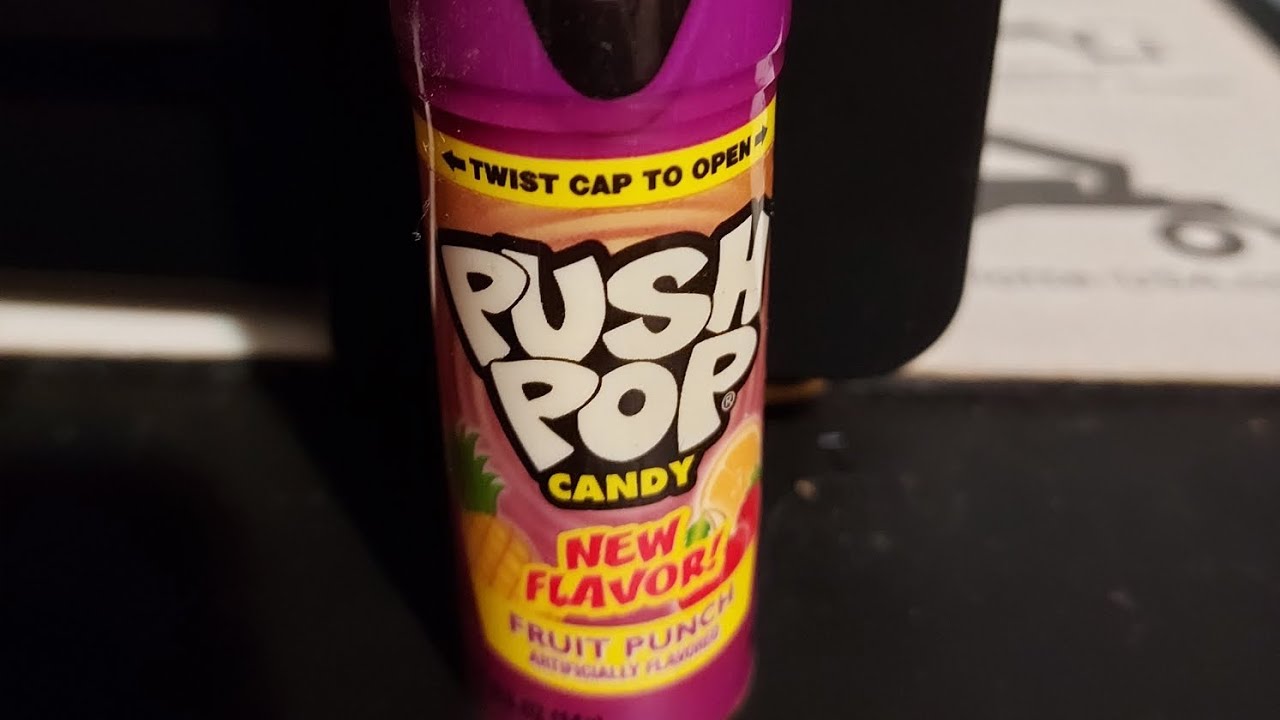 Mini Josh's Snack & Candy Reviews Push Pop New! Flavor Fruit Punch ...