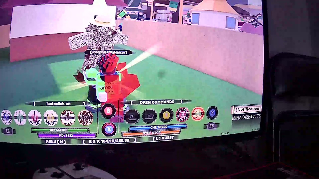 How to auto click on shindo life on xbox - YouTube
