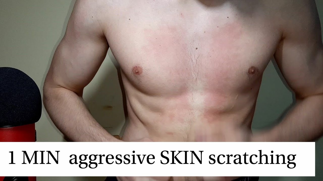 ☆ASMR☆ 1 minute AGGRESSIVE skin SCRATCHING - YouTube