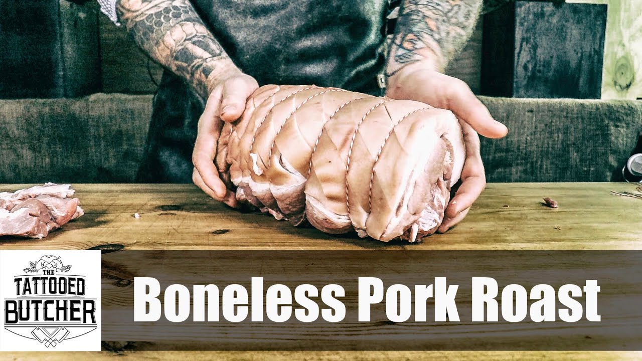 How To Bone And Roll A Pork Shoulder | Tattooed Butcher - YouTube