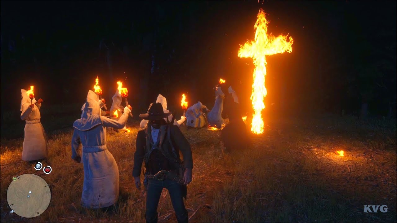 Red Dead Redemption 2 - Secret Night KKK Cult - Open World Free Roam ...