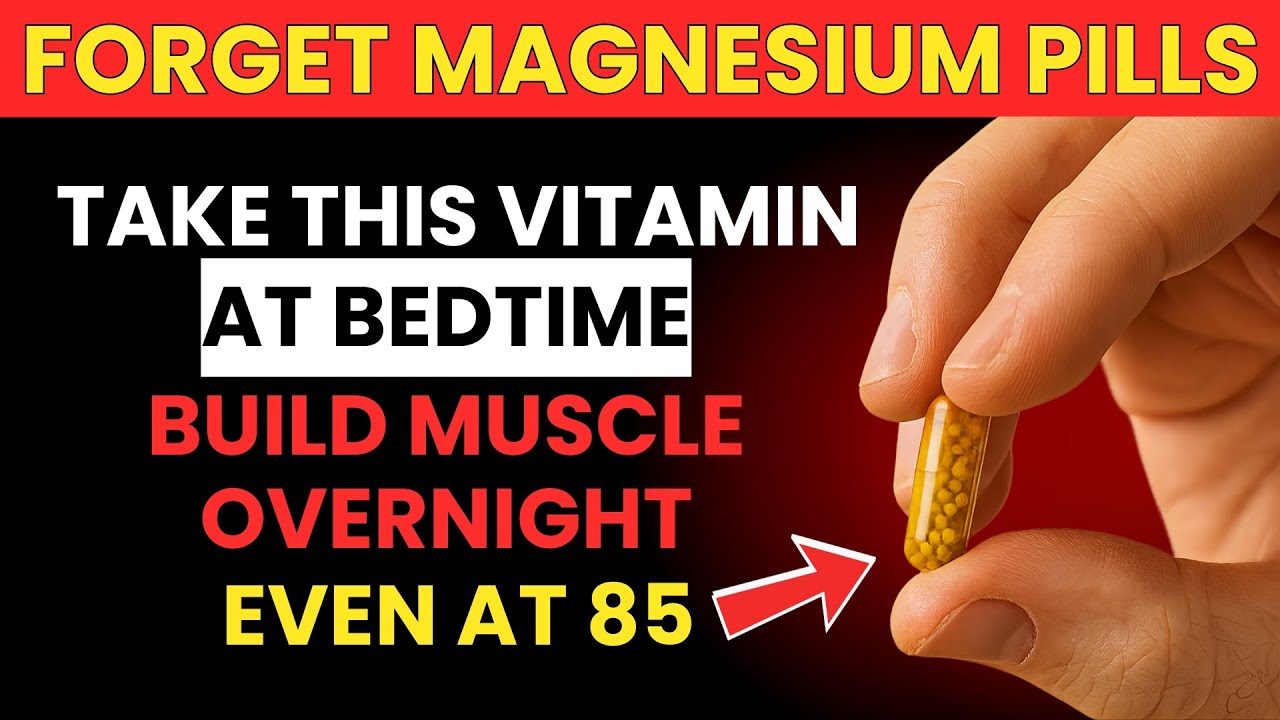 Forget Magnesium Supplements! Take These 2 Vitamins at Night to Rebuild ...